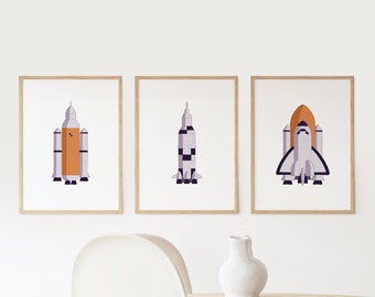 Nasa Poster Set of 3 Prints DIGITAL DOWNLOAD Artemis - Etsy