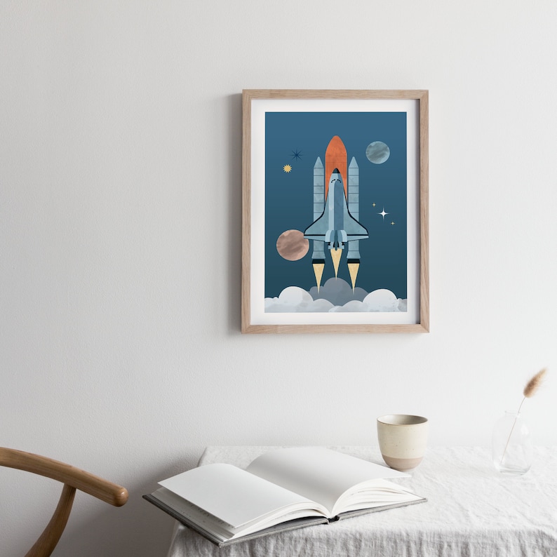 Space Shuttle Poster NASA Poster DIGITAL PRINT Nasa - Etsy