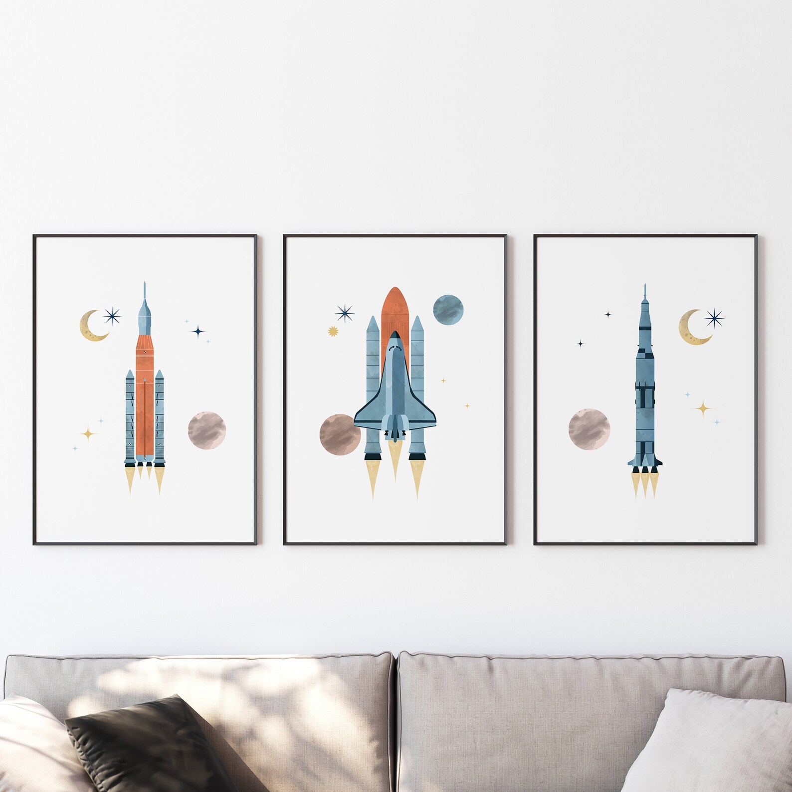 Nasa Poster Set of 3 Prints DIGITAL DOWNLOAD Artemis - Etsy