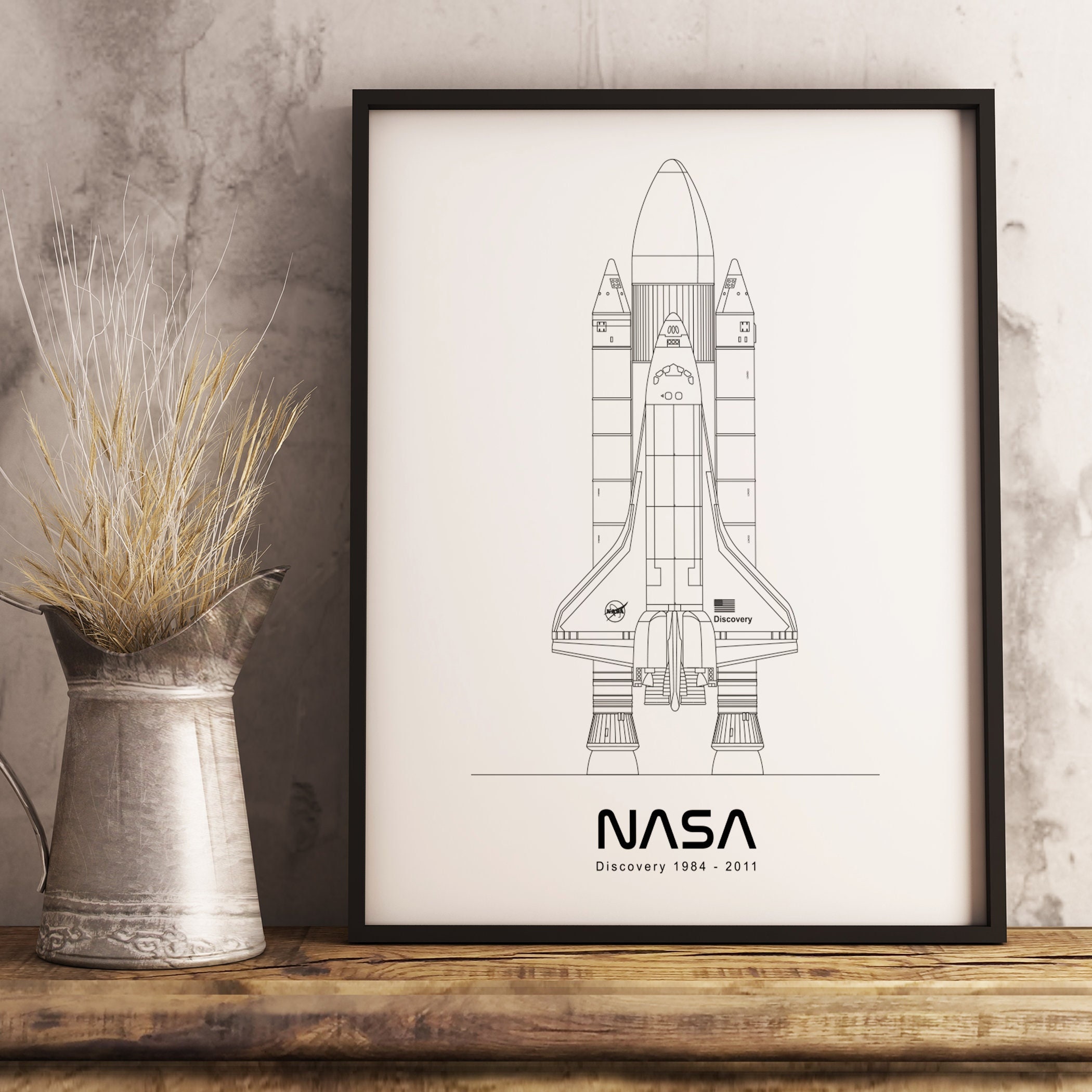 Nasa Discovery Space Shuttle Blueprints