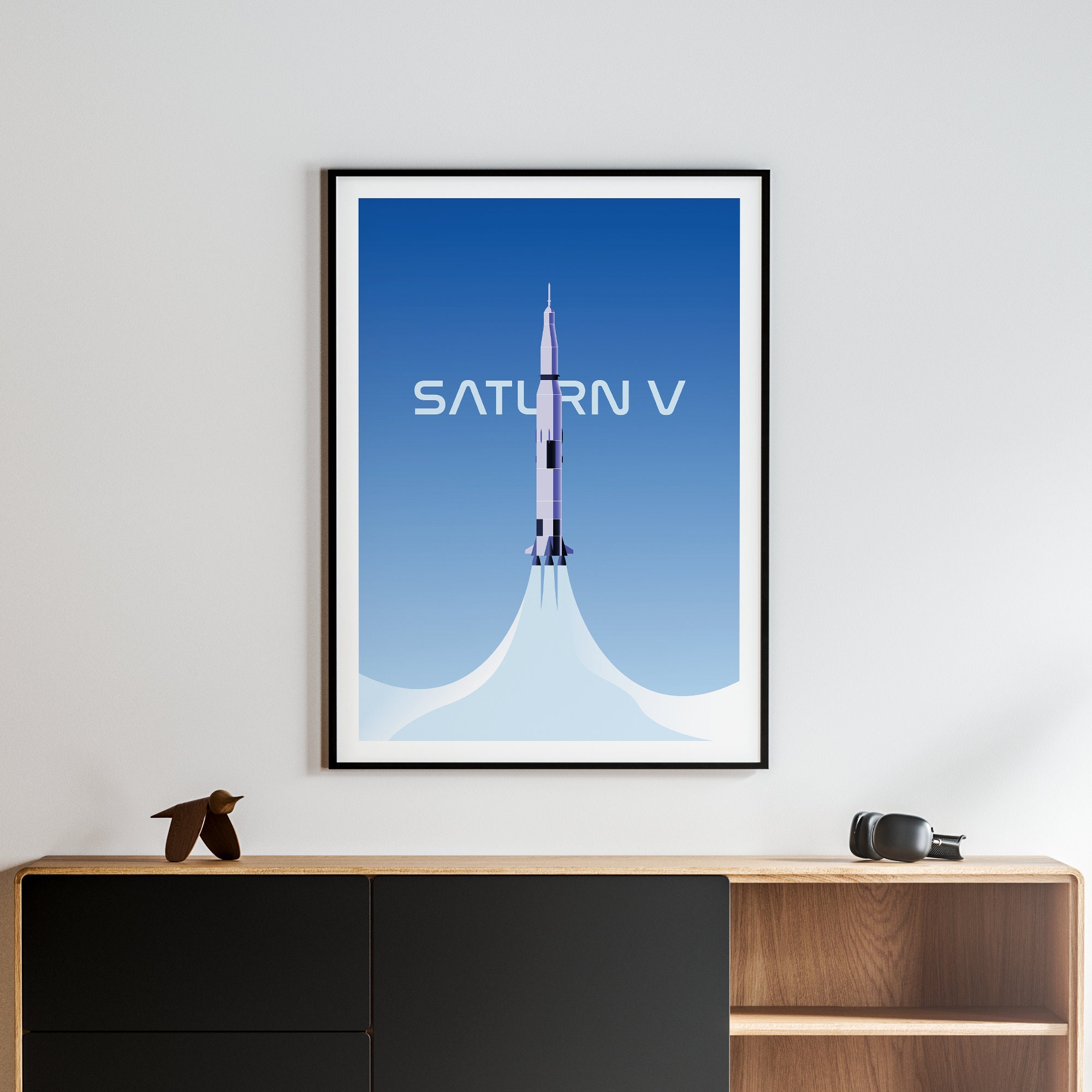 Space Rockets Printable, Set of 3 Wall Art, Saturn V, Spacex, Space ...