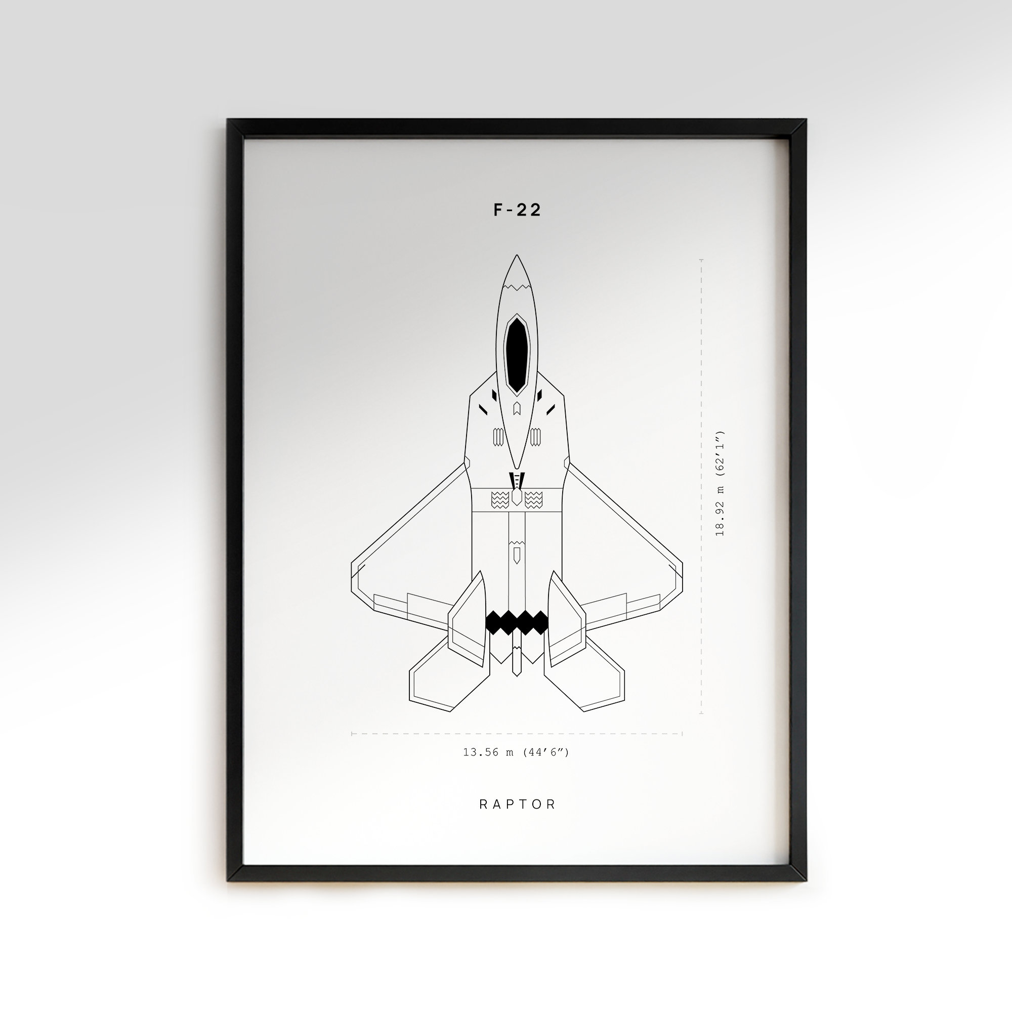 Fighter Jet Poster, Set of 6, Fighter Jet Blueprint Set, DIGITAL ...