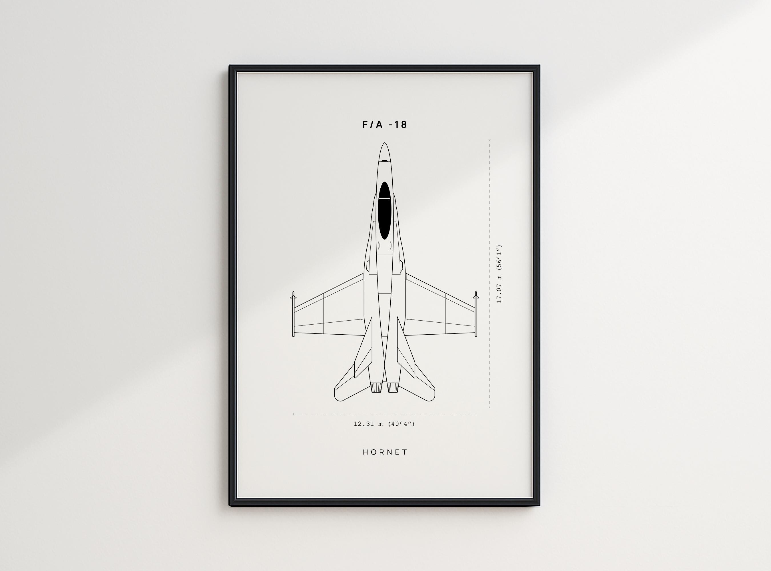 F18 Poster, F18 Hornet, Fighter Jet Wall Art, DIGITAL DOWNLOAD, Fighter ...