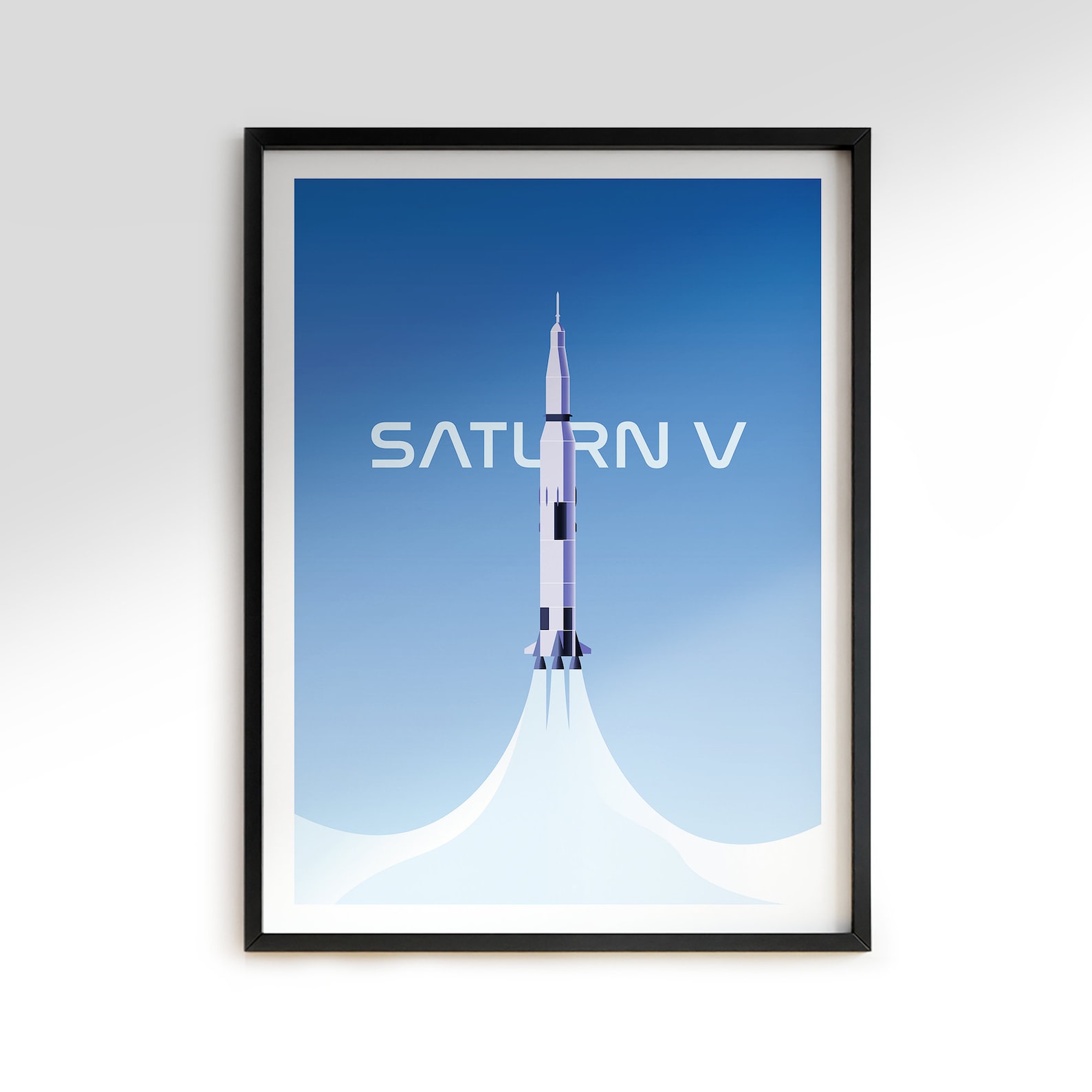 Saturn V Poster, NASA Rocket Wall Art, Digital Download, Apollo 11 ...