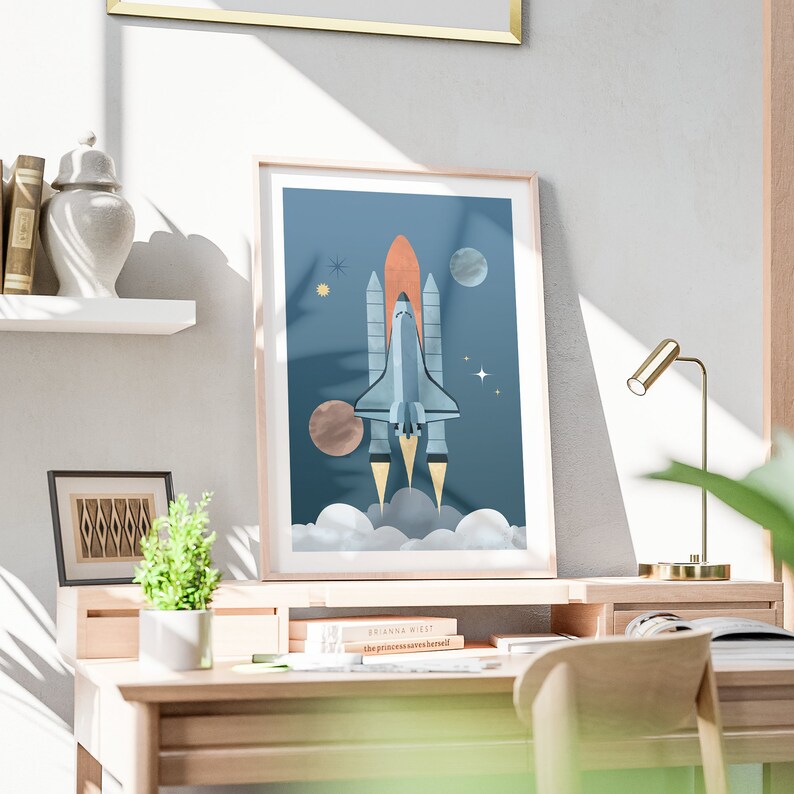 Space Shuttle Poster NASA Poster DIGITAL PRINT Nasa - Etsy