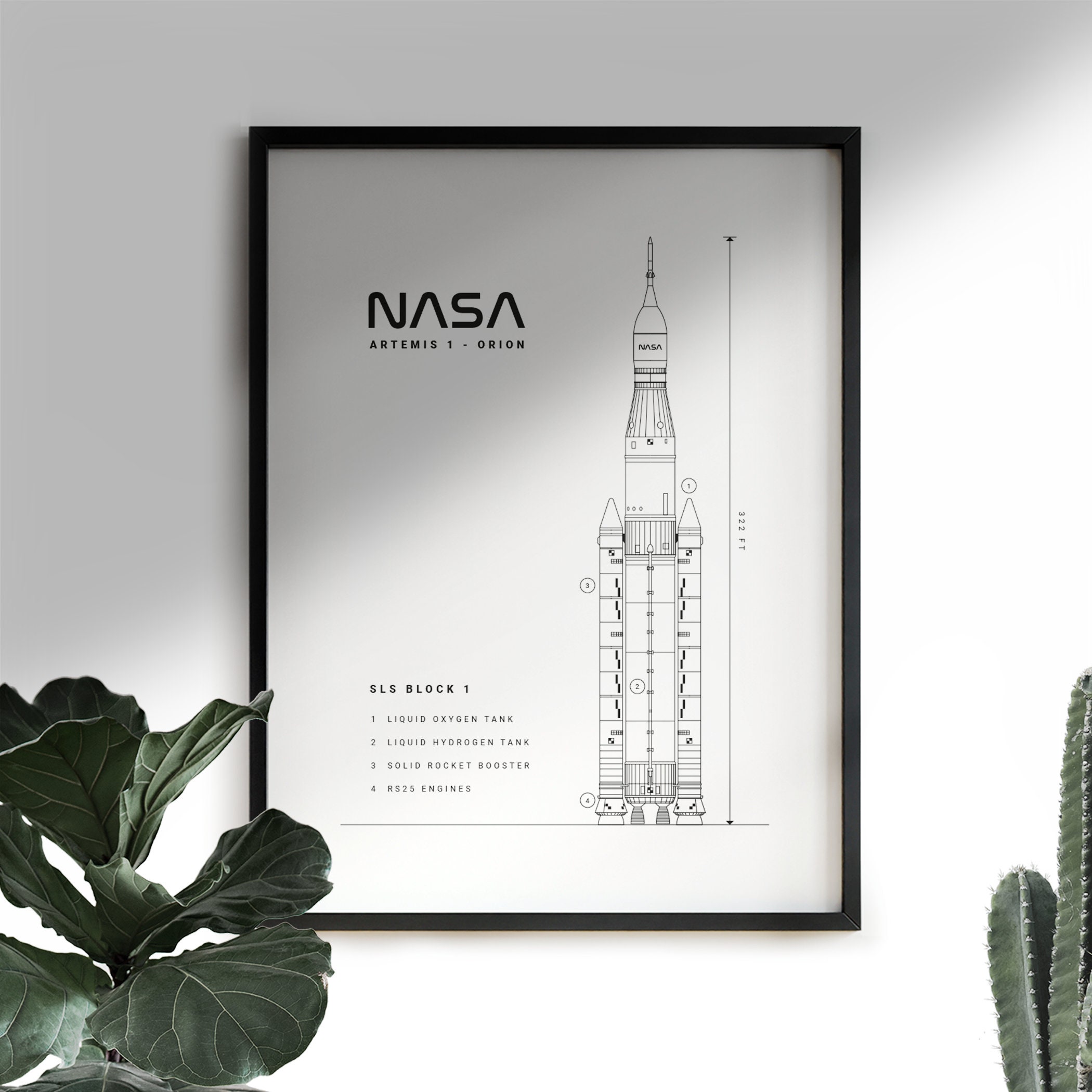 NASA Artemis I Space Launch System Instant Download - Etsy