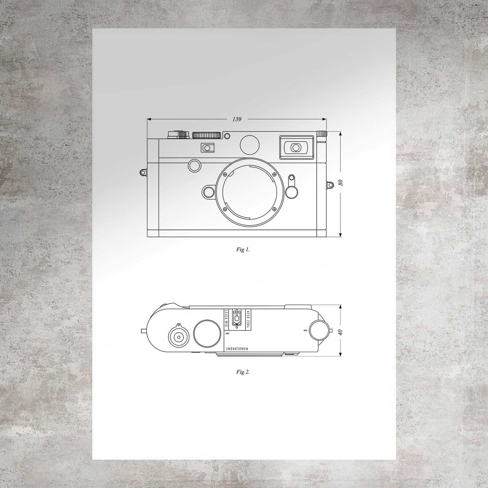 Camera Blueprint Poster Printable Wall Art Vintage and - Etsy