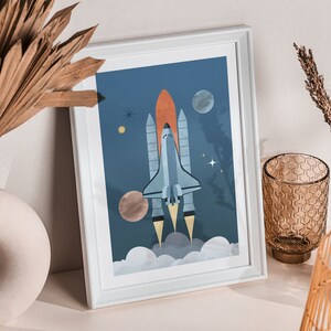 Nasa Poster, Set of 3 Prints, DIGITAL DOWNLOAD, Artemis Rocket, Saturn ...