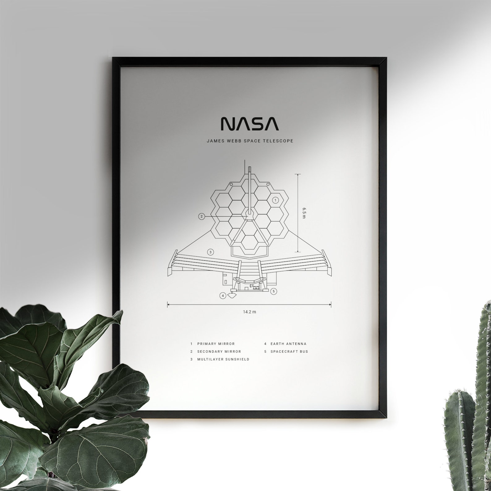 NASA James Webb Poster Digital Download Space Telescope - Etsy