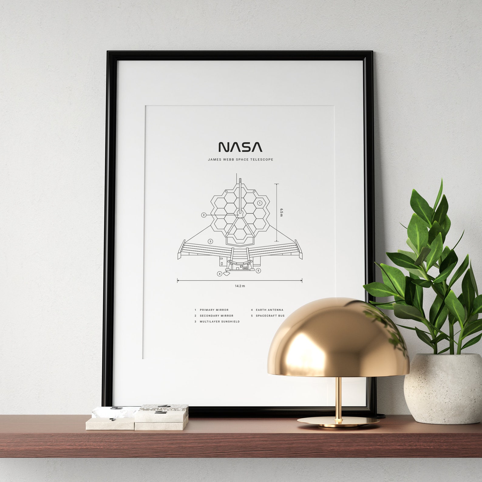 NASA James Webb Poster Digital Download Space Telescope - Etsy