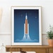 NASA and Spacx Blueprint Poster, Set of 6, Minimalist Space Wall Art ...