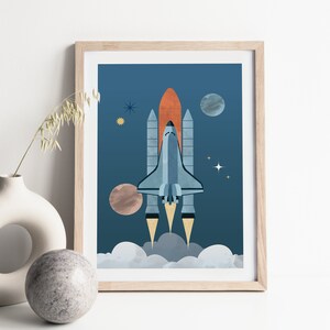 Space Shuttle Poster, NASA Poster, DIGITAL PRINT, Nasa Discovery ...