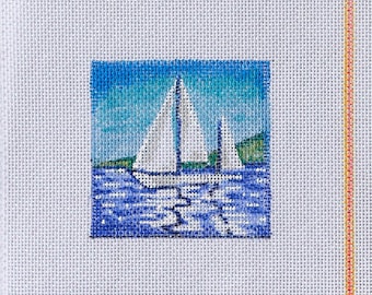 Colorful Squares Hand-painted Needlepoint Canvas - Etsy