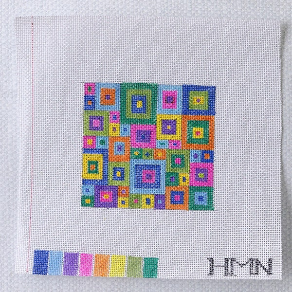 Geometric Needlepoint - Etsy