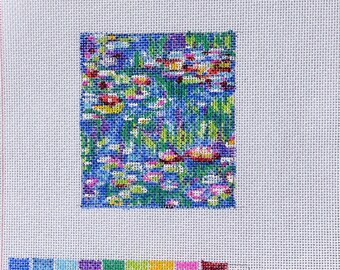 Colorful Squares Hand-painted Needlepoint Canvas - Etsy