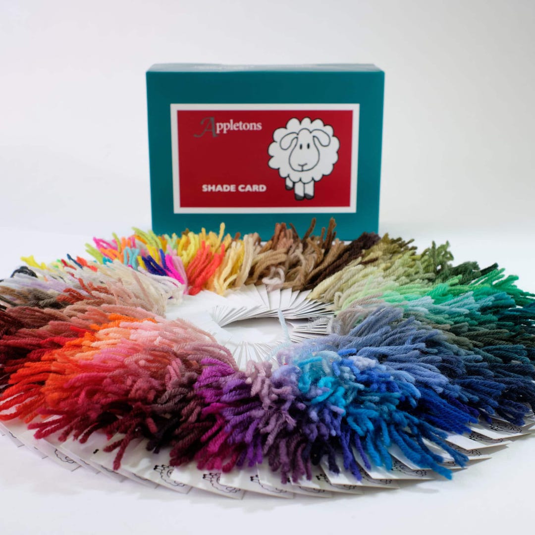 Appletons Wool Yarn Shade Cards - Etsy
