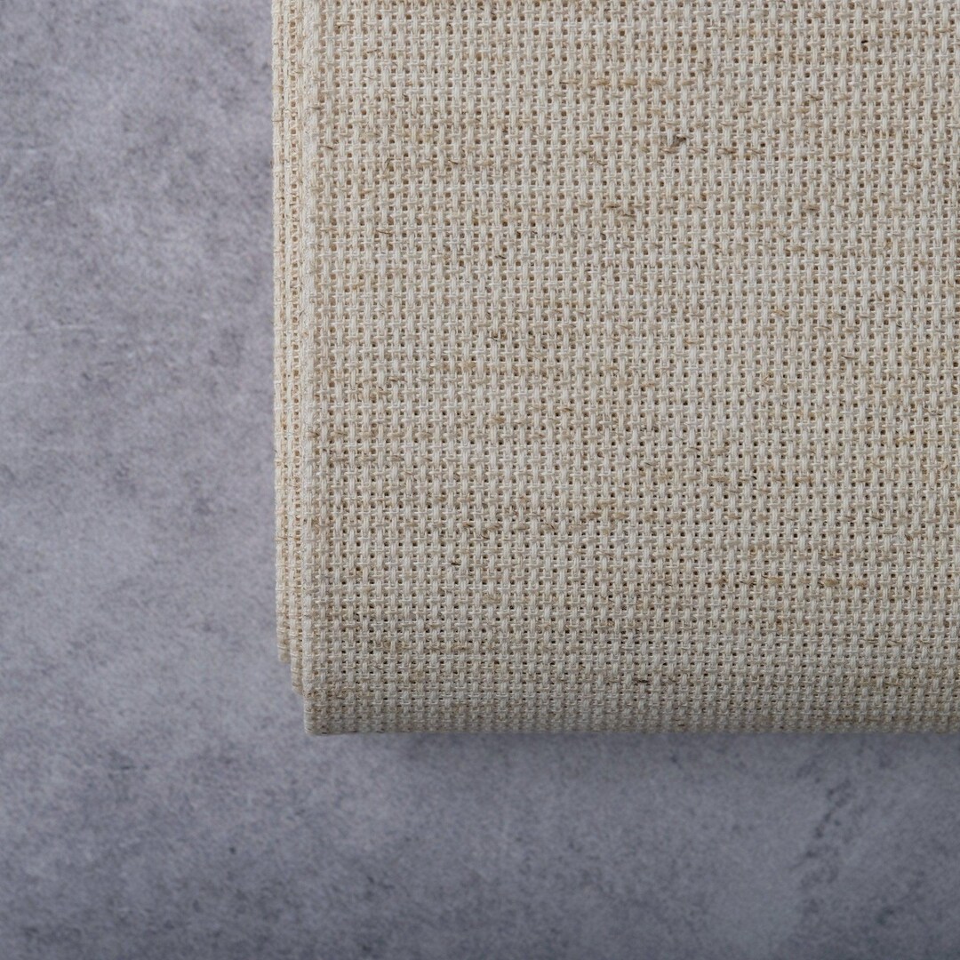 Zweigart - Rustico Aida Cloth (18ct) - Oatmeal | 43" Wide - Sold by the ...