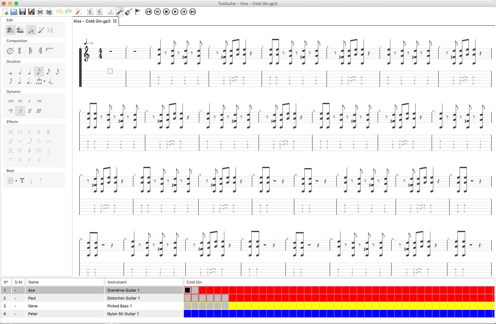 KISS Digital Guitar Tablature Lessons for Windows or OSX 157 SONGS - Etsy