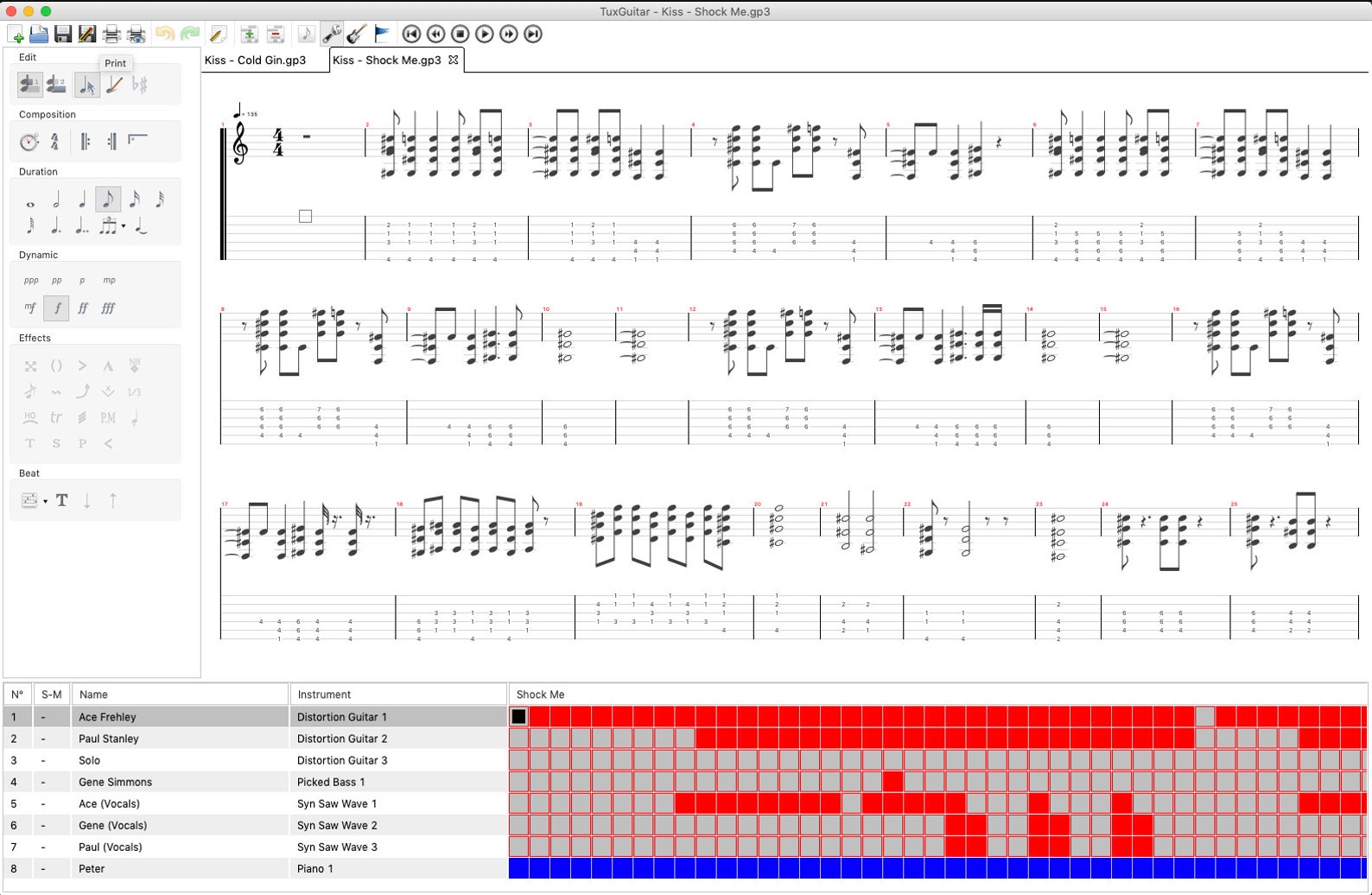 KISS Digital Guitar Tablature Lessons for Windows or OSX 157 SONGS - Etsy