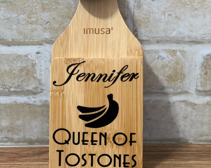 Personalized Tostonera | Tostones, Plaintain Masher | Queen of Tostones ...