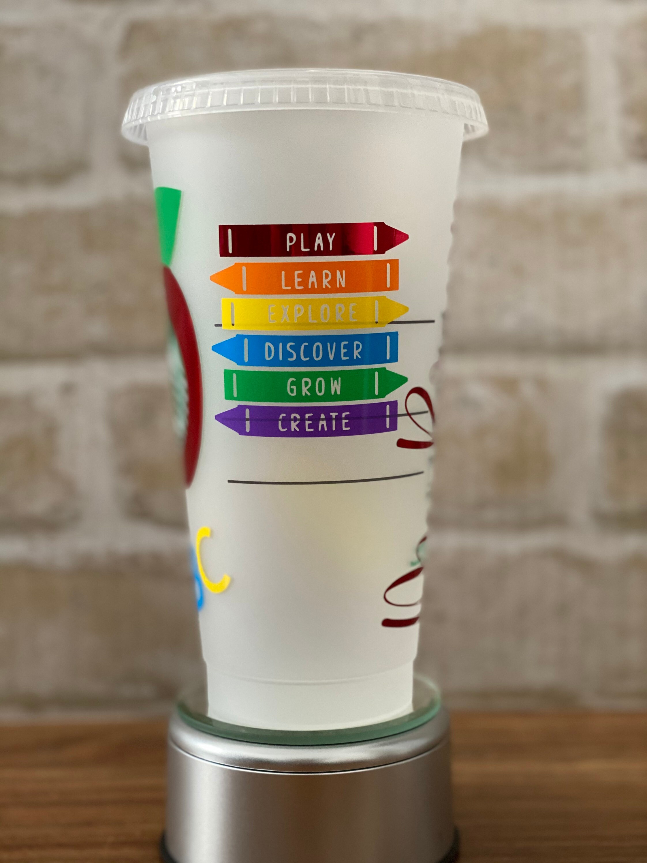 Teacher Appreciation Starbucks Cold Cup Teacher Cold Cup | Etsy