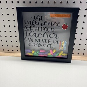 Teacher Shadow Box - Etsy