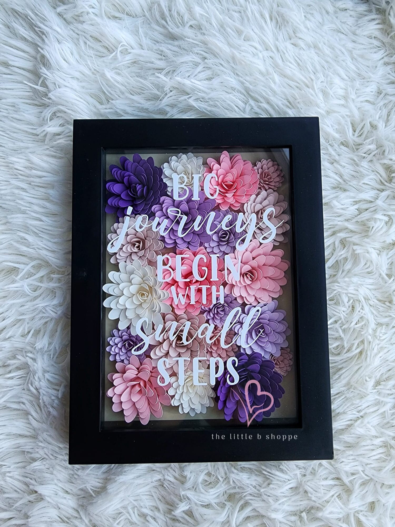 Fields of Flower (low Cut) Shadow Box, (see HIGH CUT Listing for ...