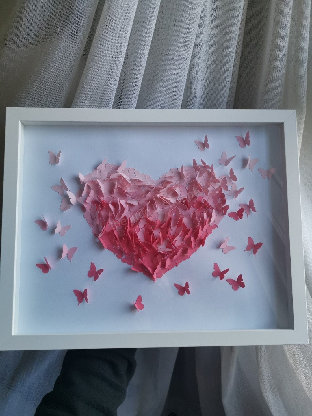 Butterfly Shadow Box, Flutter Love - Etsy