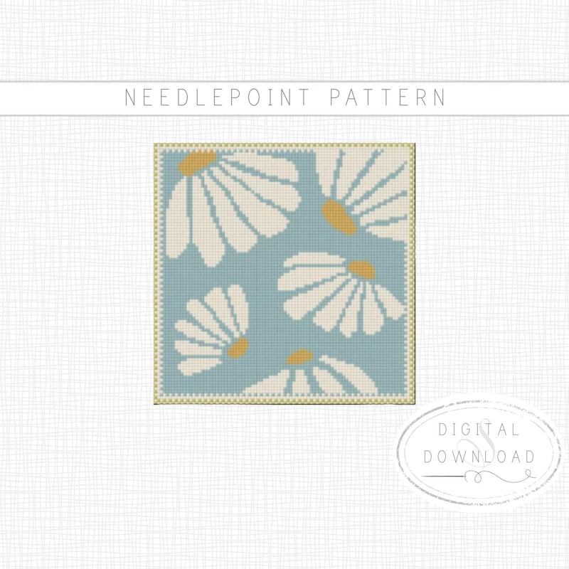 Girly Needlepoint Pattern - Etsy