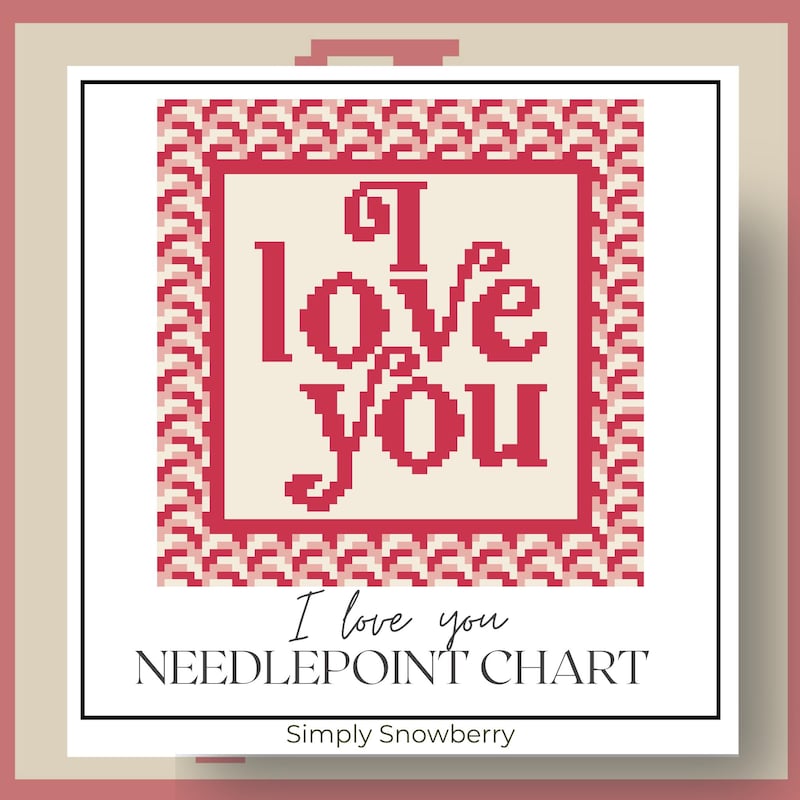 Love Letter Needlepoint - Etsy