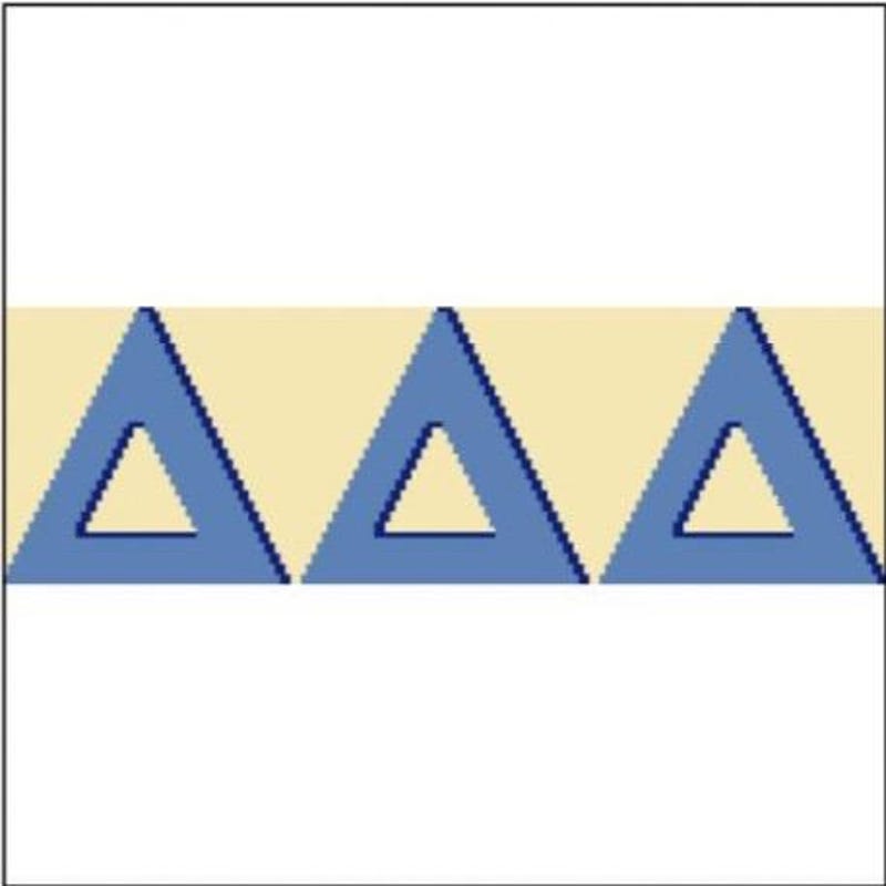 Tri Delta Pillows - Etsy
