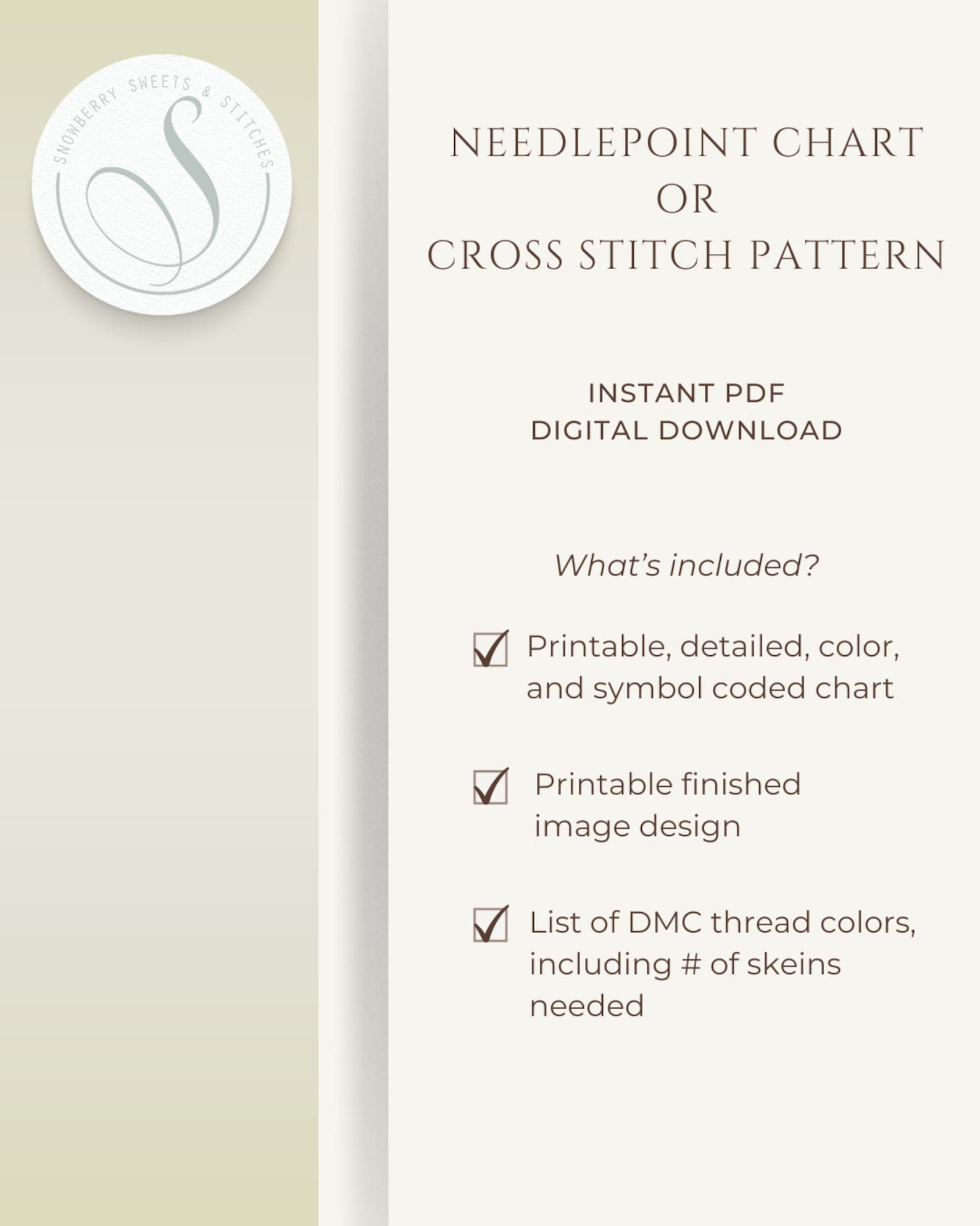 Monogram Needlepoint Chart Digital Download Coquette Girl Custom ...