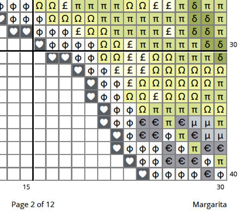 Margarita Needlepoint Chart Digital Download Adult Beverage Needlepoint ...