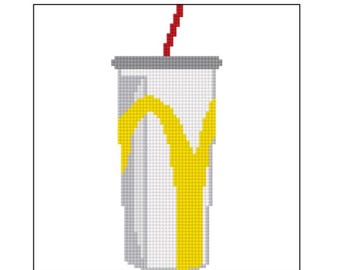 Mcdonald's French Fries Needlepoint Chart Digital Download Needlepoint ...