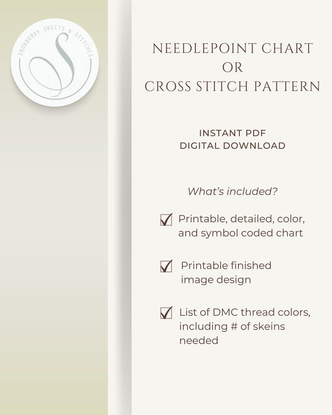 Modern Bee Needlepoint Chart Digital Download Needlepoint Design Idea ...