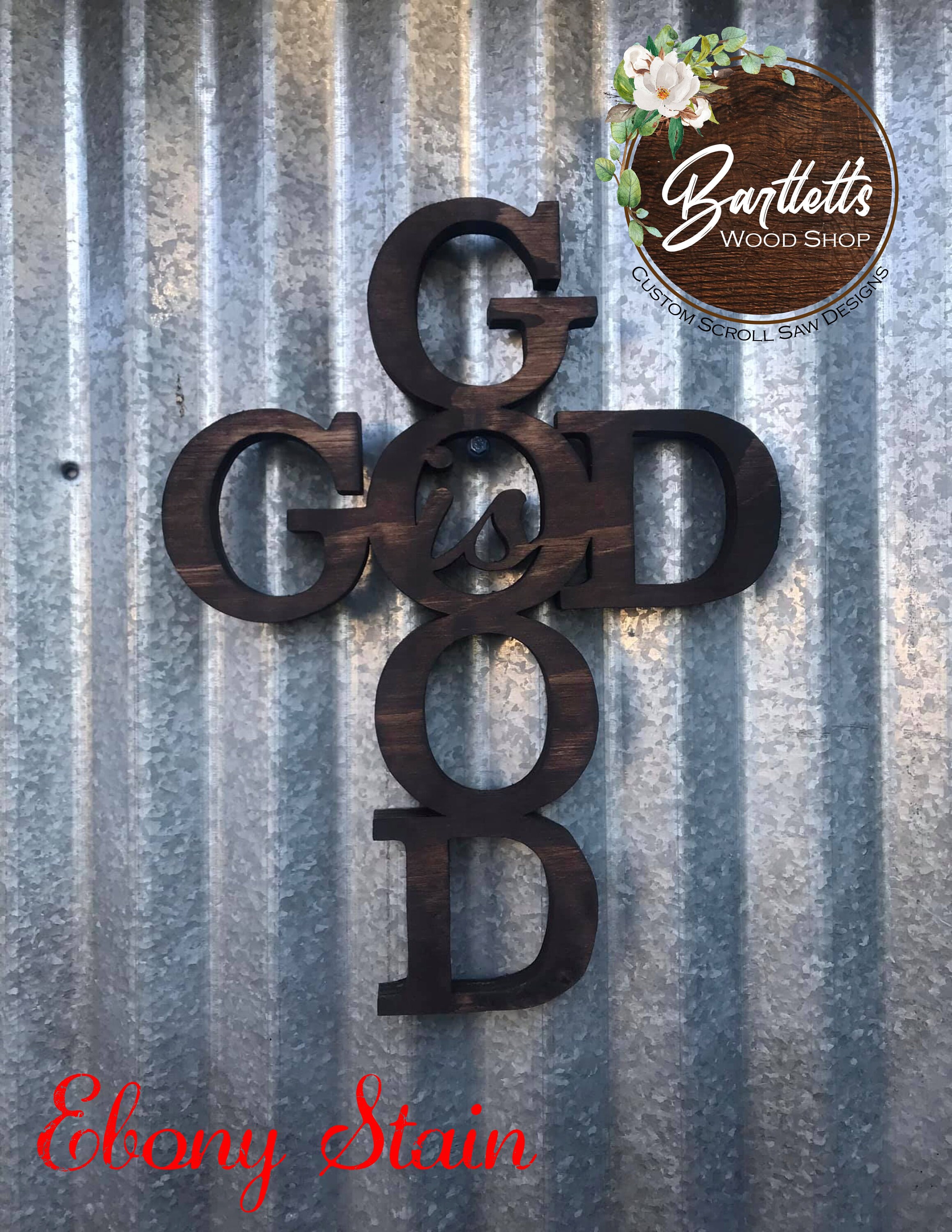 God is Good Cross - Scroll Saw Cut - Etsy