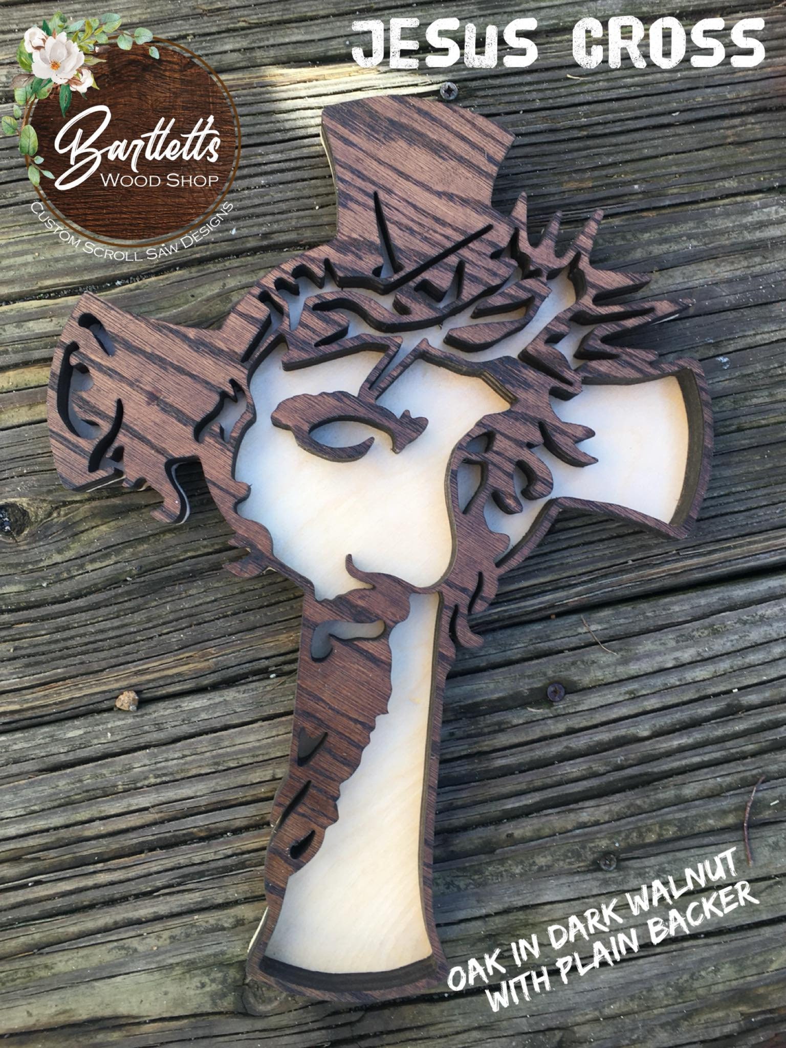 Jesus Cross - 2 Layer - 3 Sizes Available - Etsy