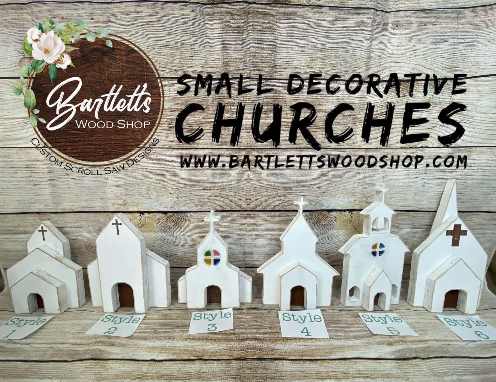 Small Decorative Churches - Etsy