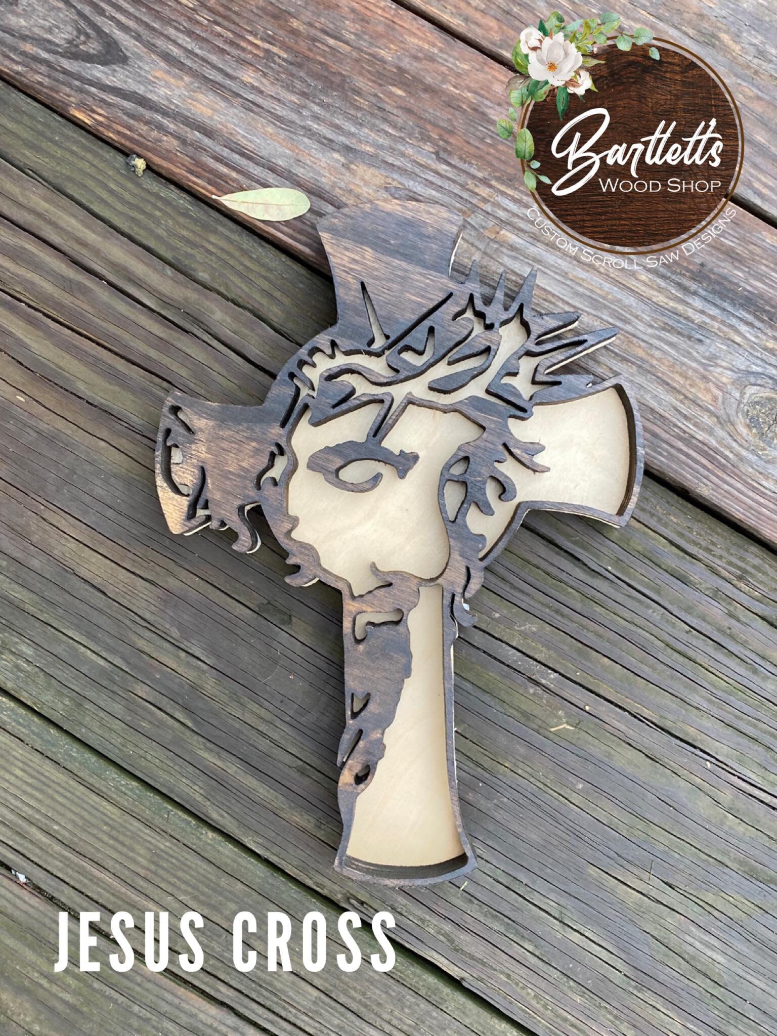 Jesus Cross - 2 Layer - 3 Sizes Available - Etsy