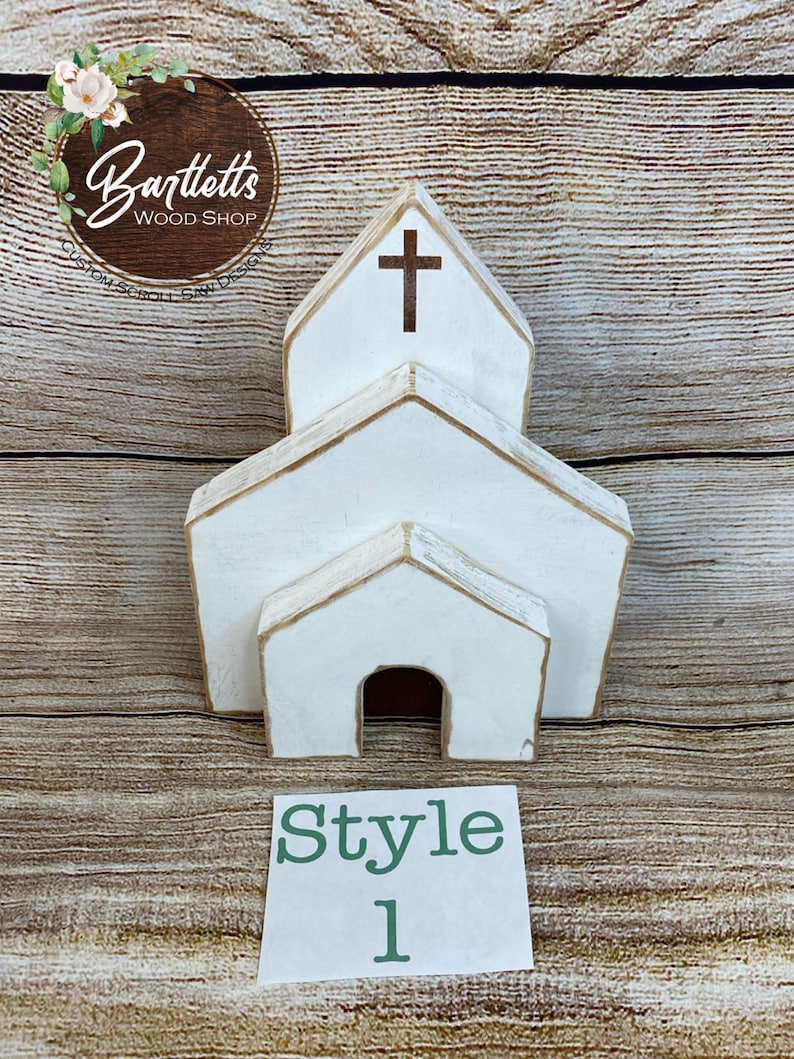 Small Decorative Churches - Etsy