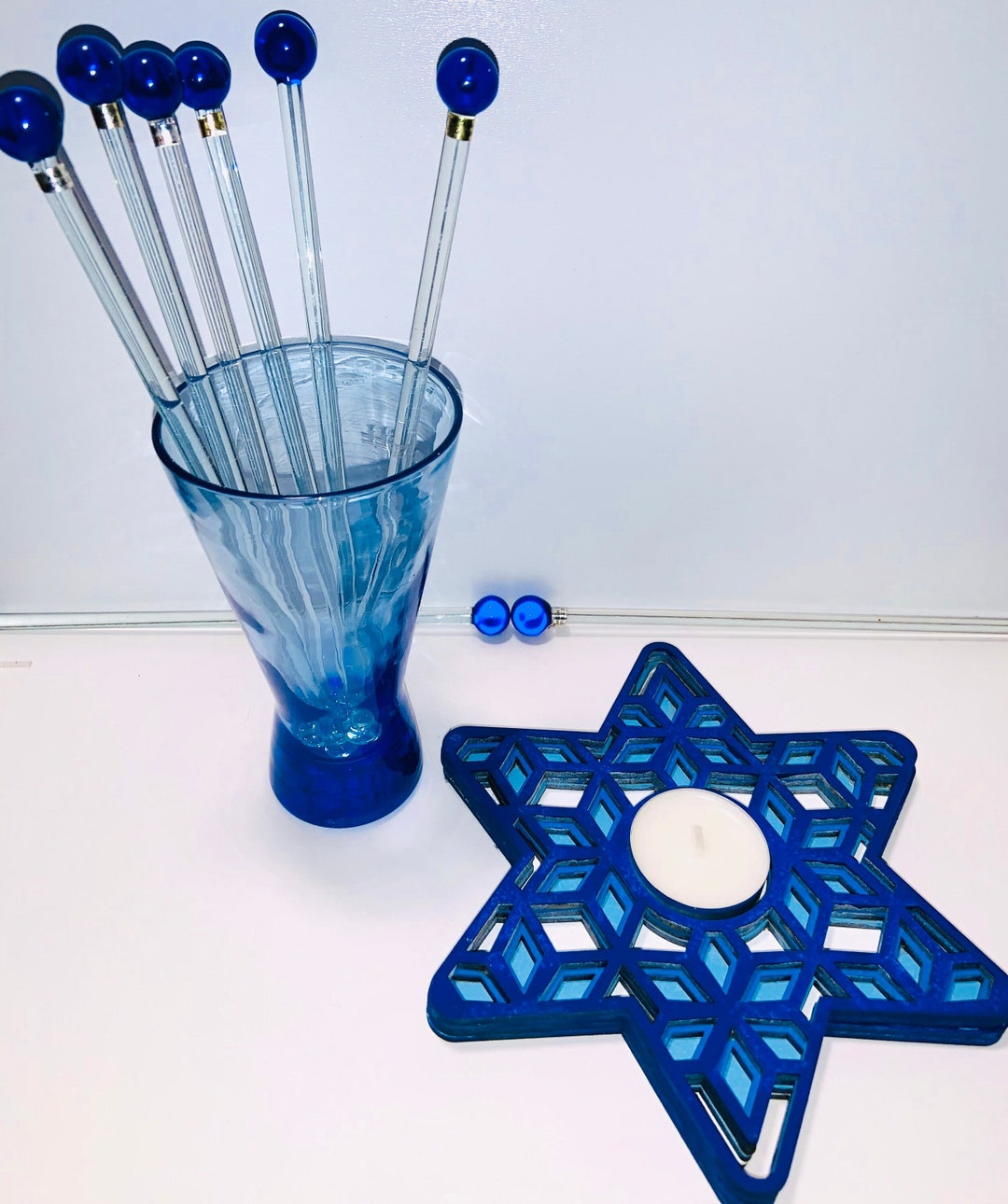 Fileonly | Geometric Layered Stars | With or W/o Tea Light Candle ...