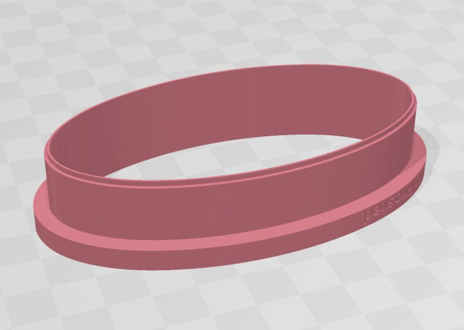 Oval STL File Standard 3.5 In | Etsy