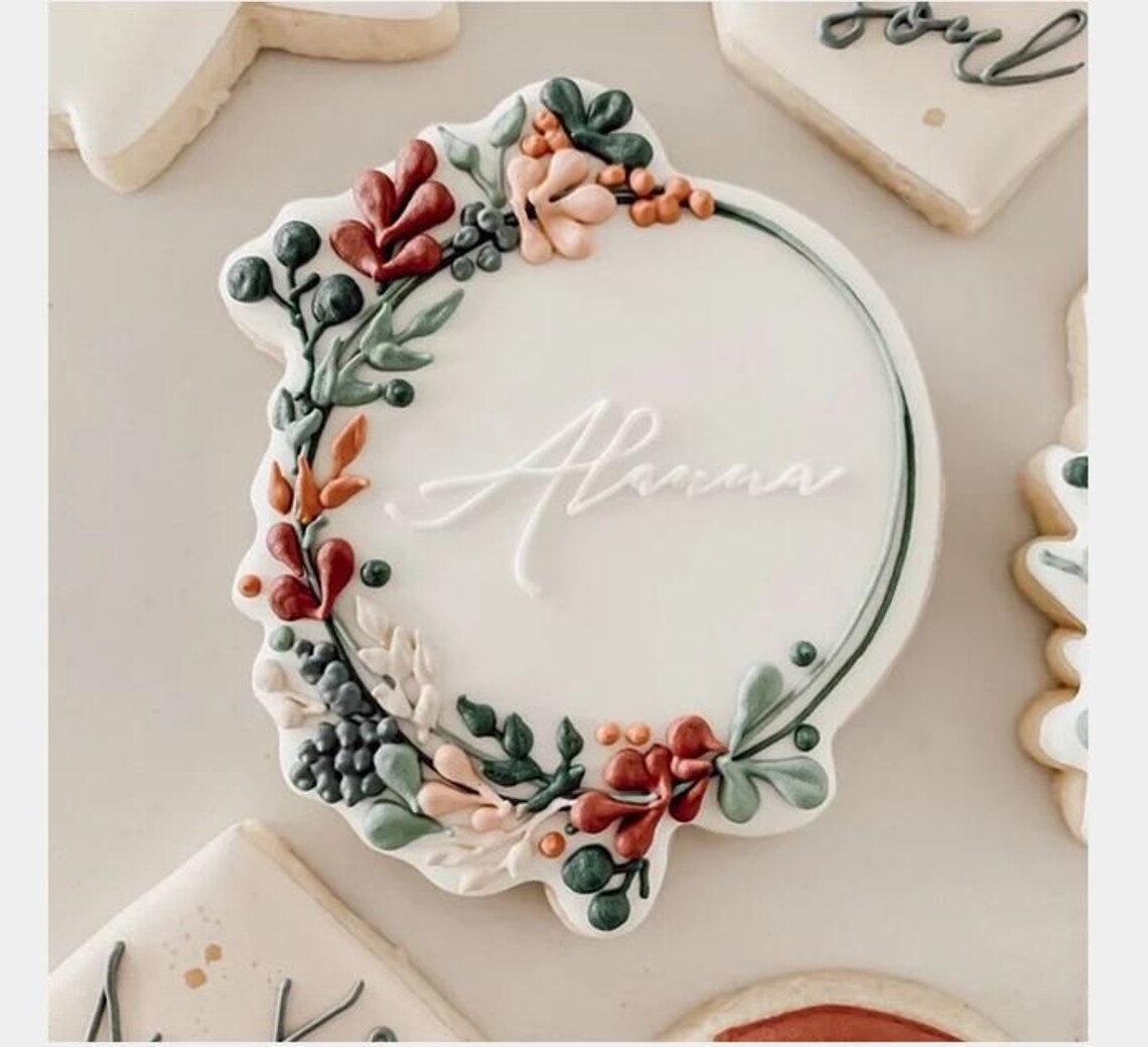 Floral Half Circle | Etsy