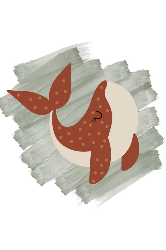Boho Whale - Etsy