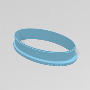 Oval STL File Standard 3.5 In - Etsy