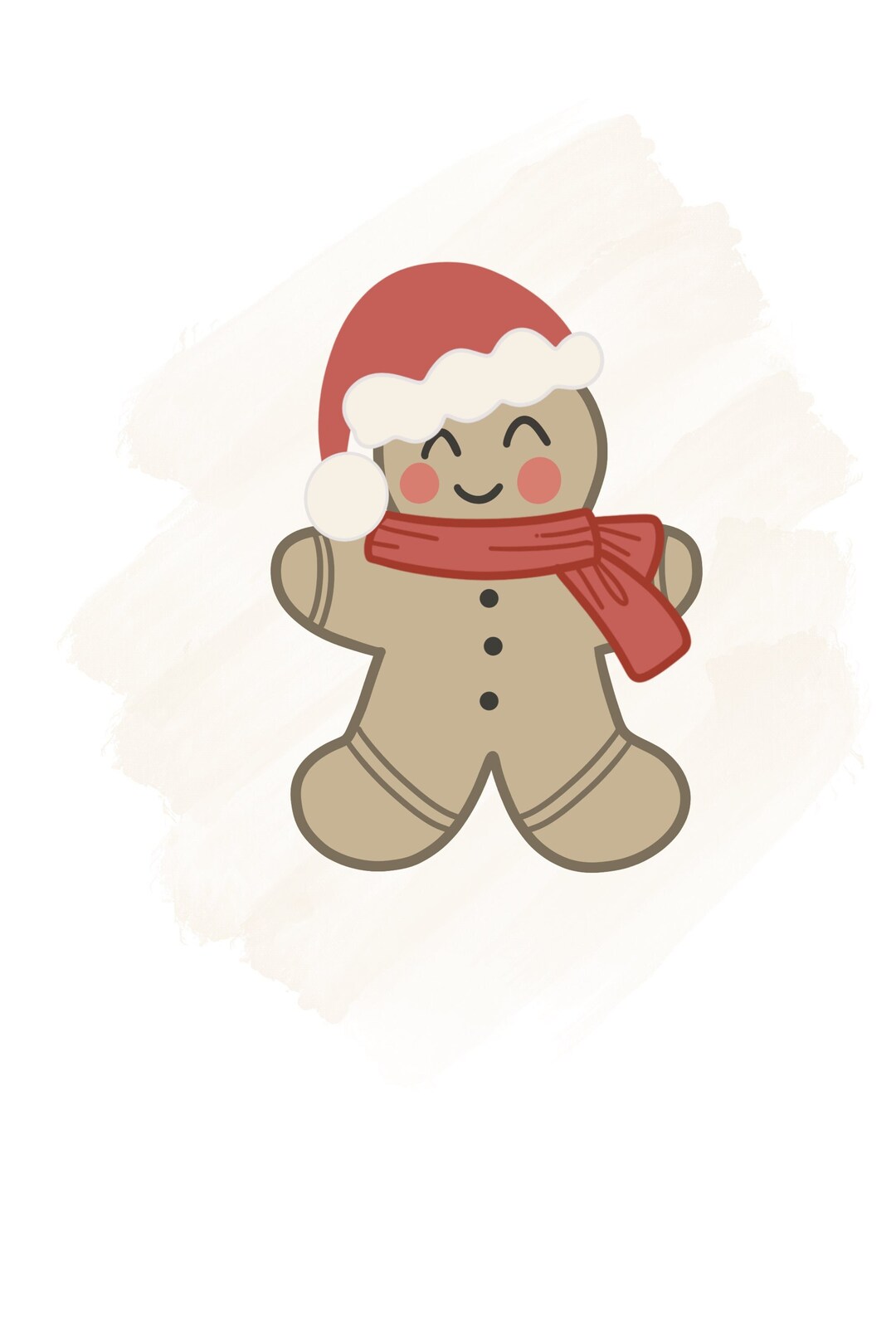Gingerbread Man With Hat - Etsy