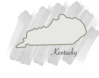 State of Kentucky Cookie Cutter and Fondant Cutter and Clay Cutter - Etsy