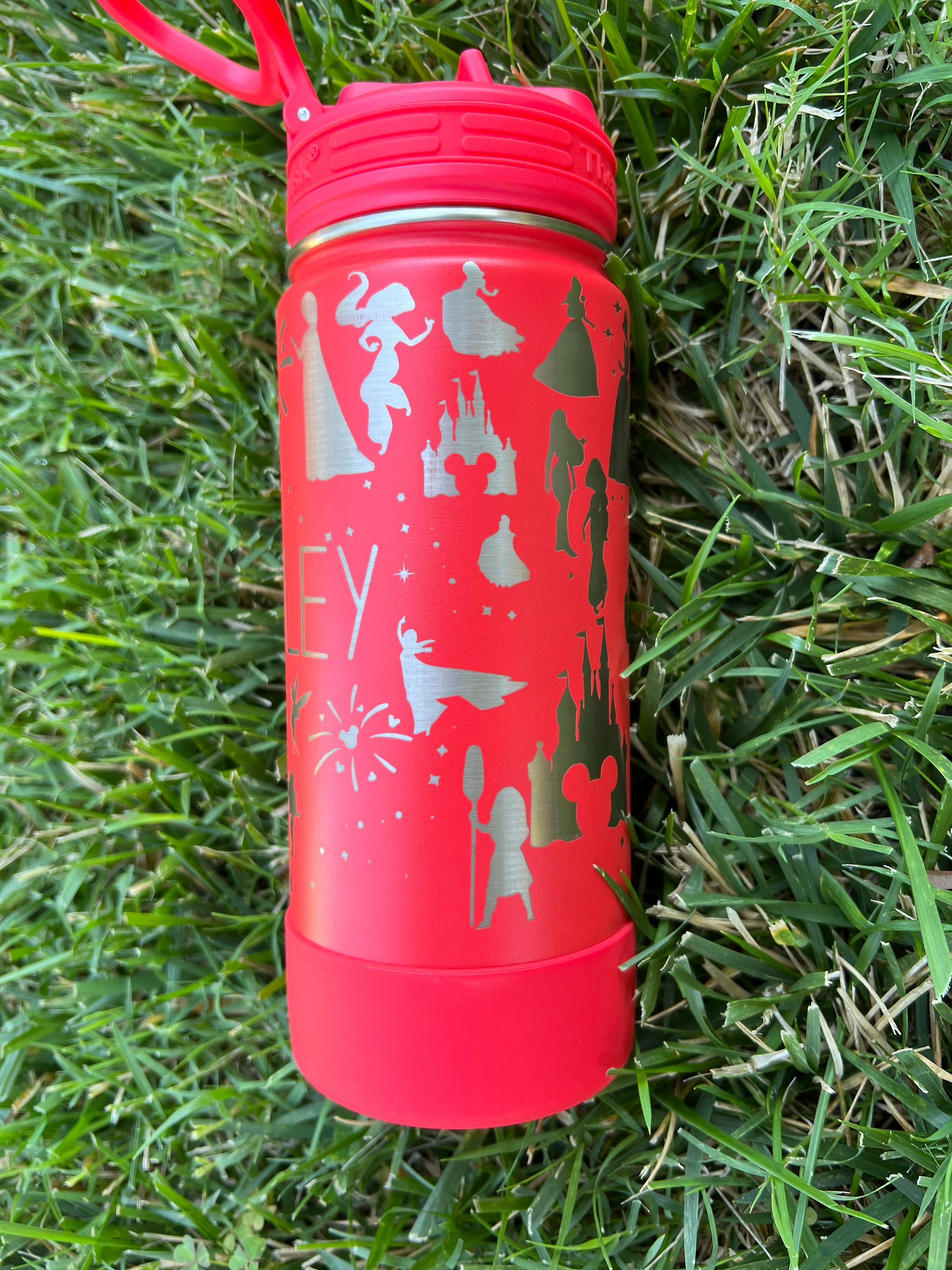 Personalized Stainless Steel Kids Cup, Princess Silhouette! School ...