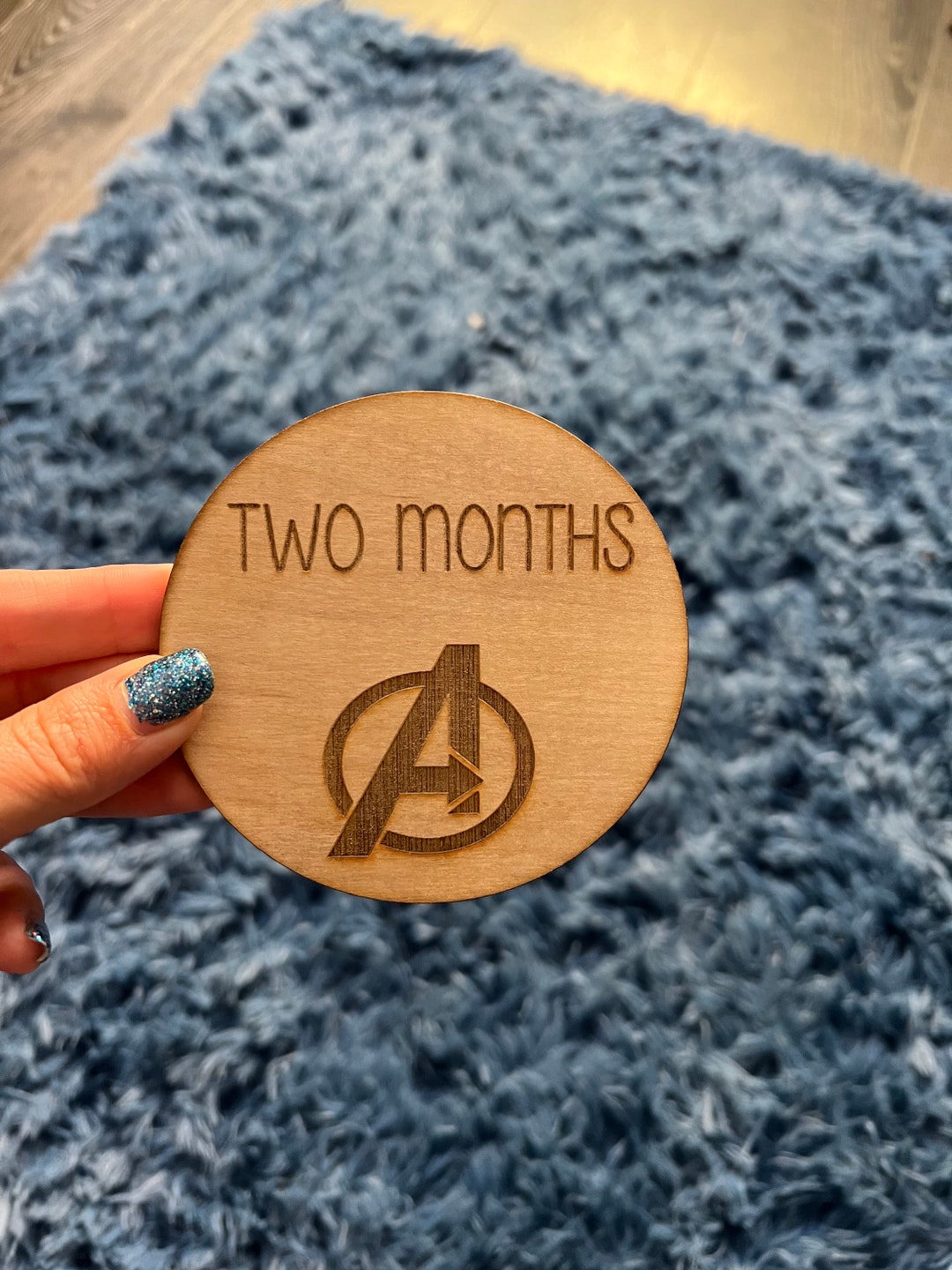 Avengers Milestone Signs! Wooden Milestone Markers, First Year Photo ...