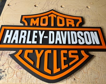 Harley Davidson Large Sign - Etsy